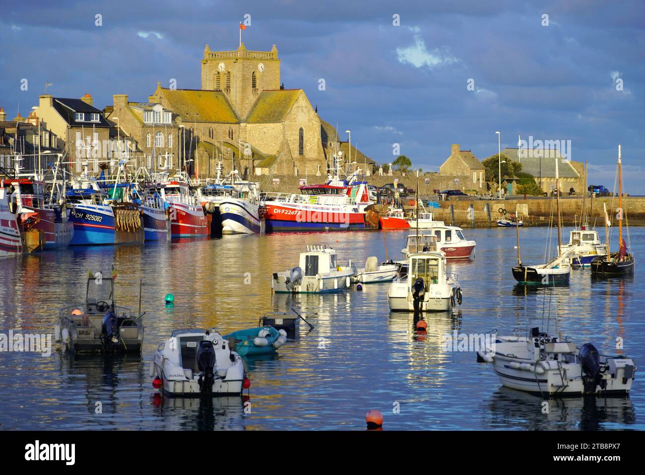 Barfleur (Normandy, north-western France): the small village and its ...