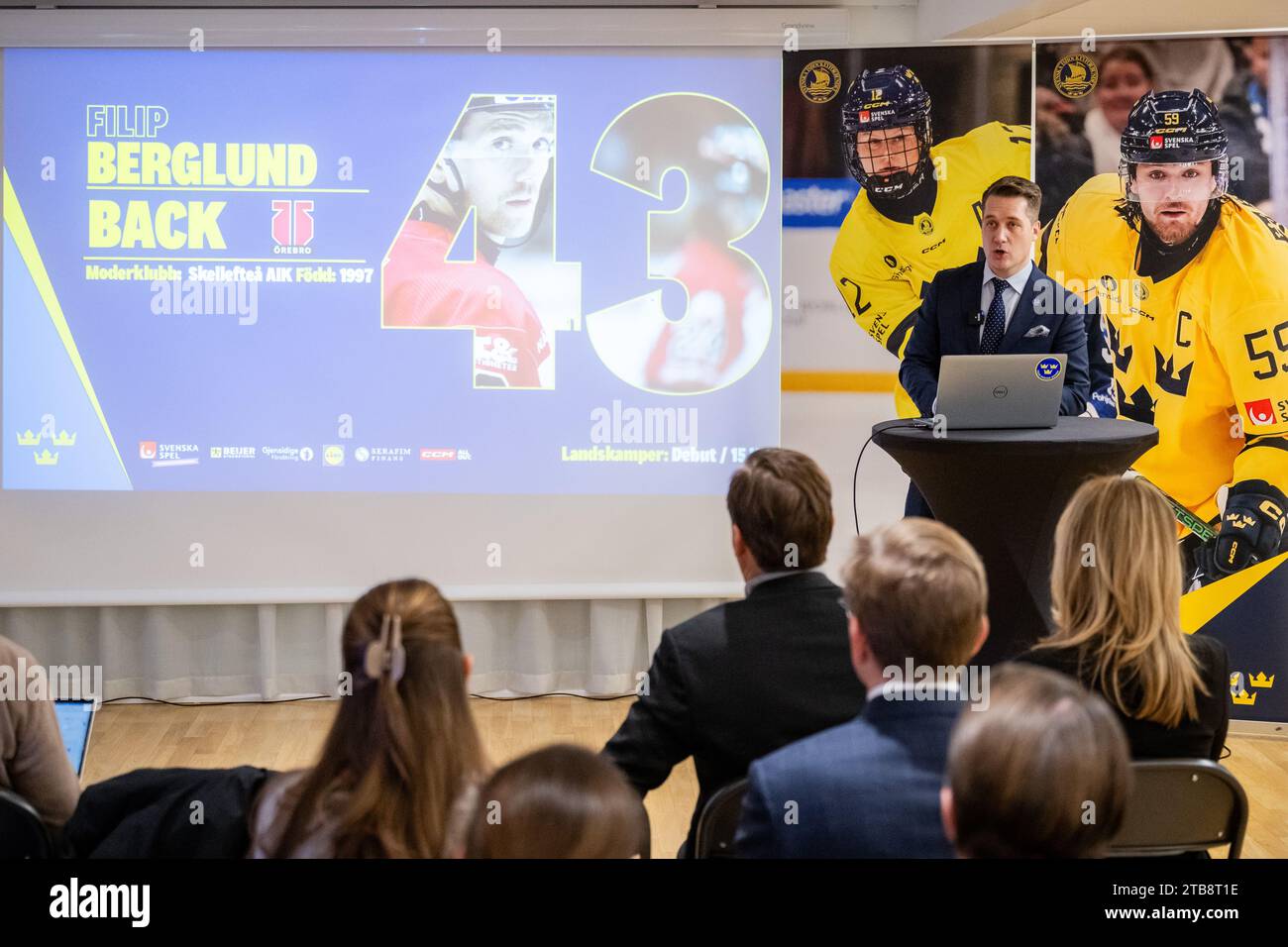 Stockholm, Sverige. 05th Dec, 2023. 231205 Sveriges förbundskapten Sam ...