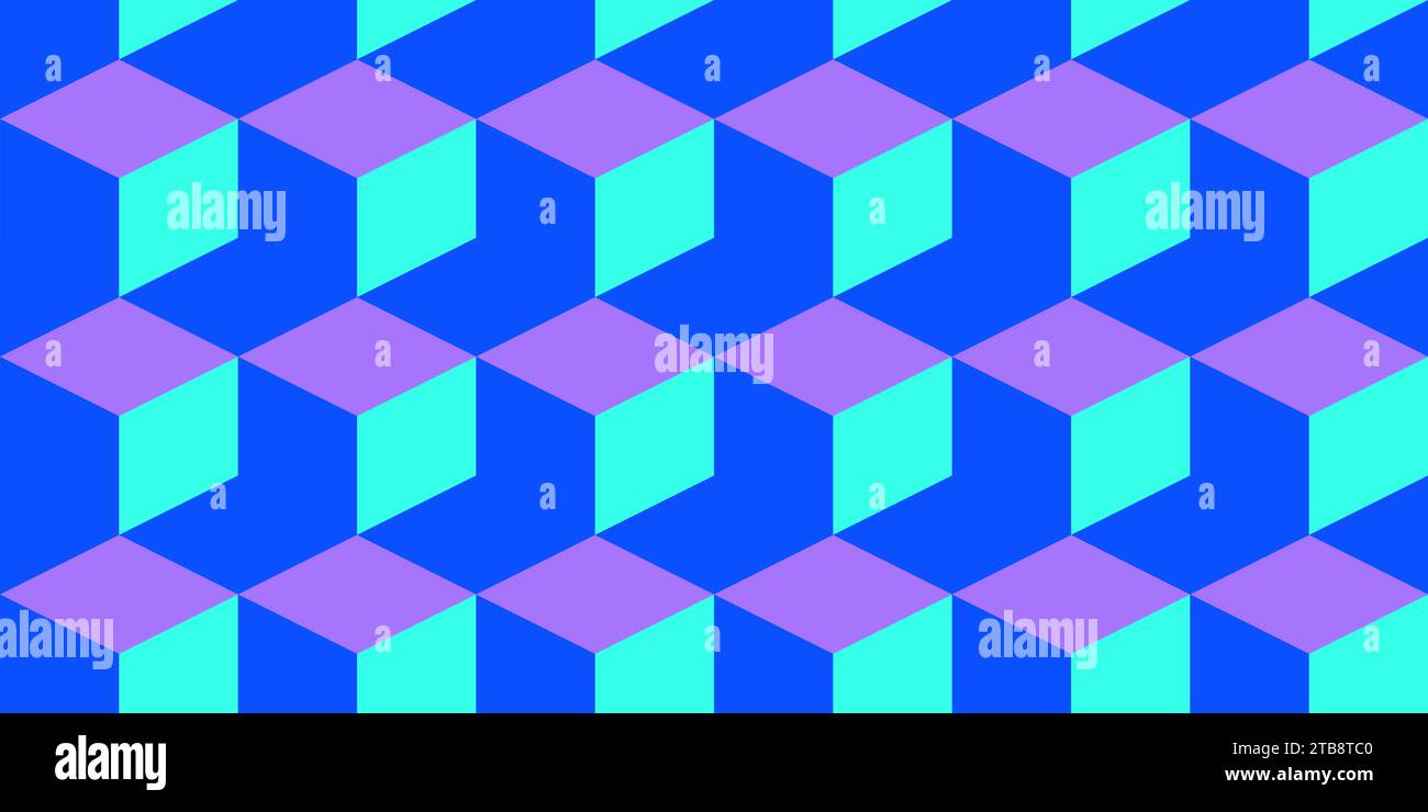 3d illustration. Realisticsolid cubes with a shadow of the same size ...