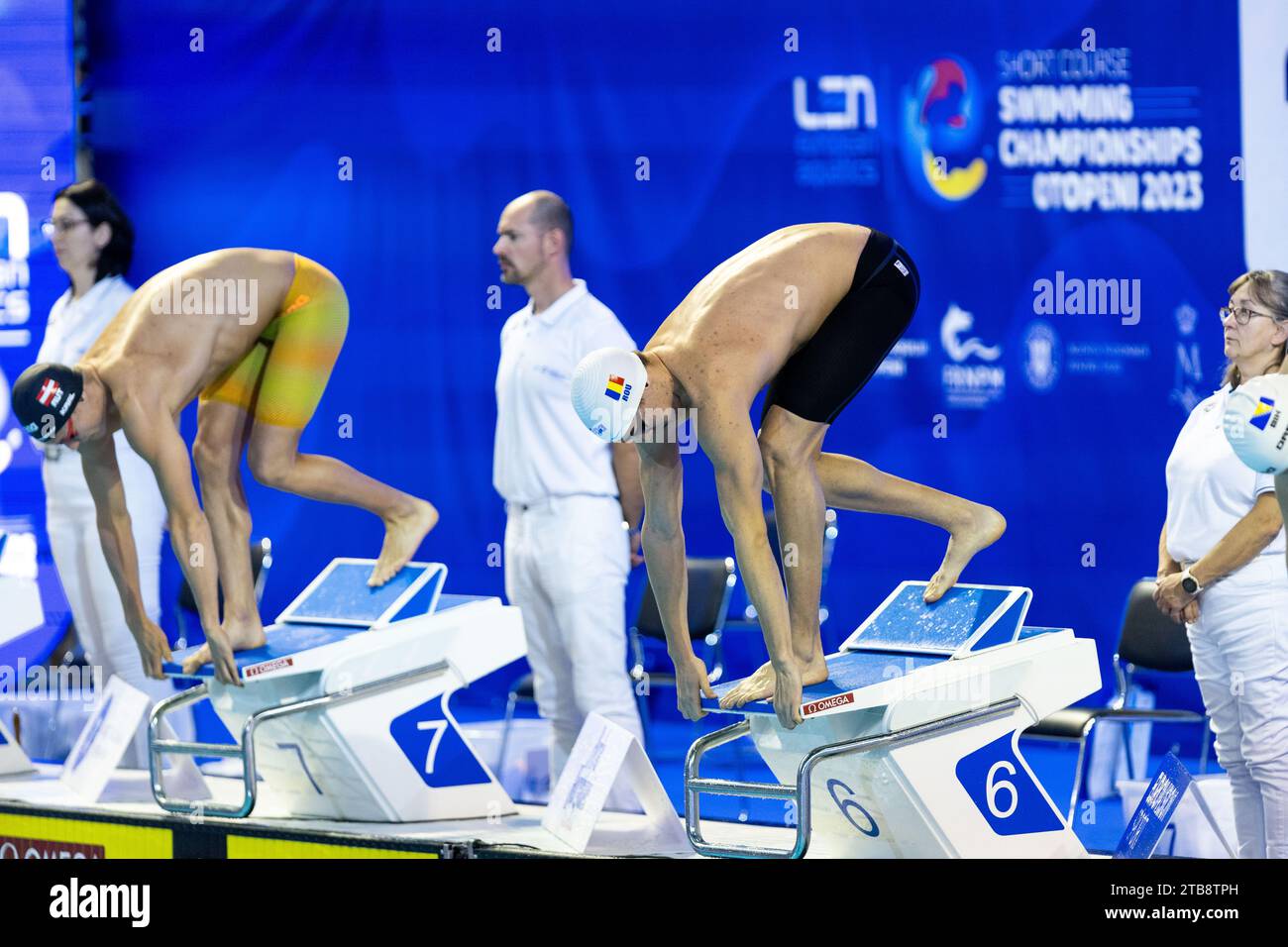 Nagy Nandor of Romania during Menâ€™s 400m Freestyle Heats at the LEN ...