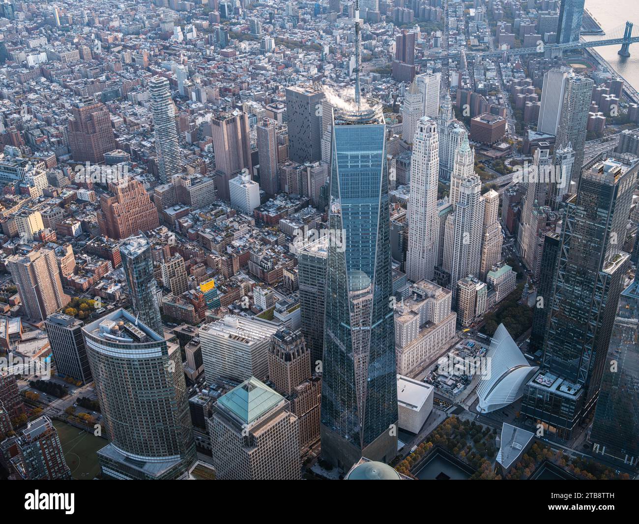 Aerial view new york skyscrapers hi-res stock photography and images ...