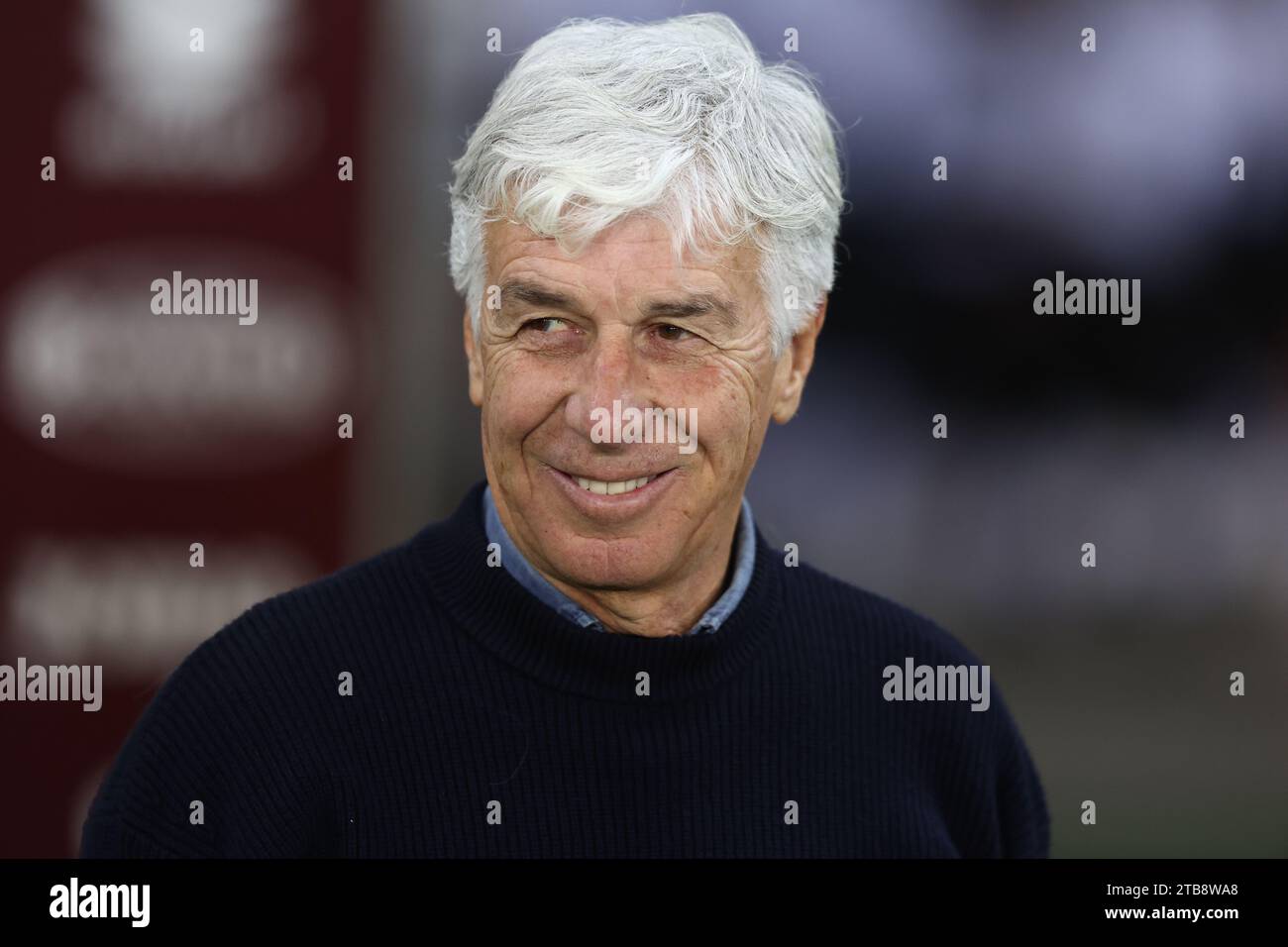 Gian Piero Gasperini, head coach of Atalanta Bc looks on during the ...