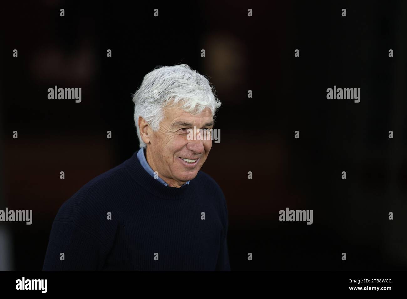 Gian Piero Gasperini, head coach of Atalanta Bc looks on during the ...