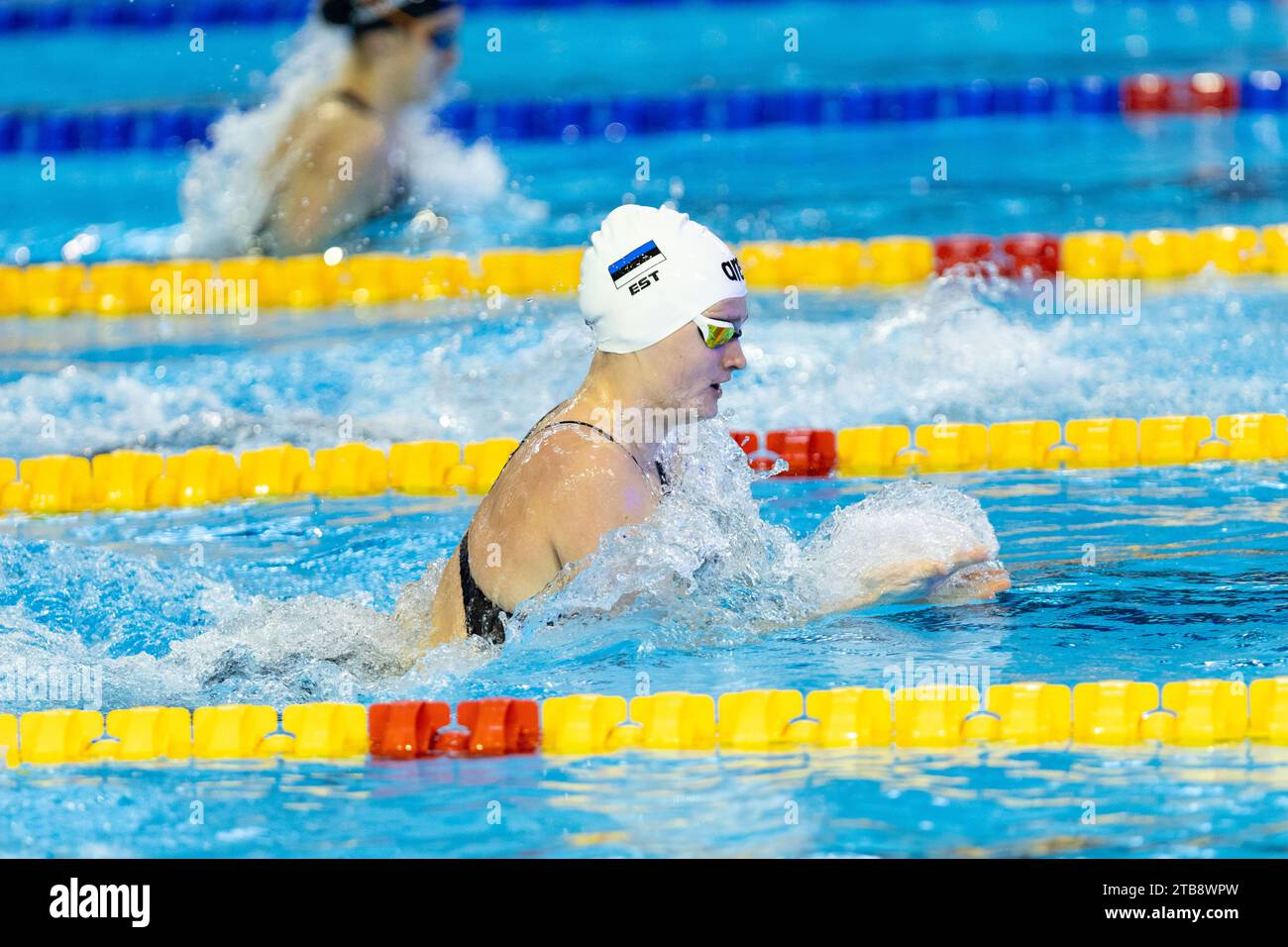 Jefimova Eneli of Estonia during WomenÂ´s 100m Breaststroke Heats at ...