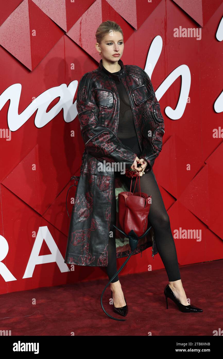 London, UK. December 4th, 2023. Phoebe Lettice Thompson arriving at the ...