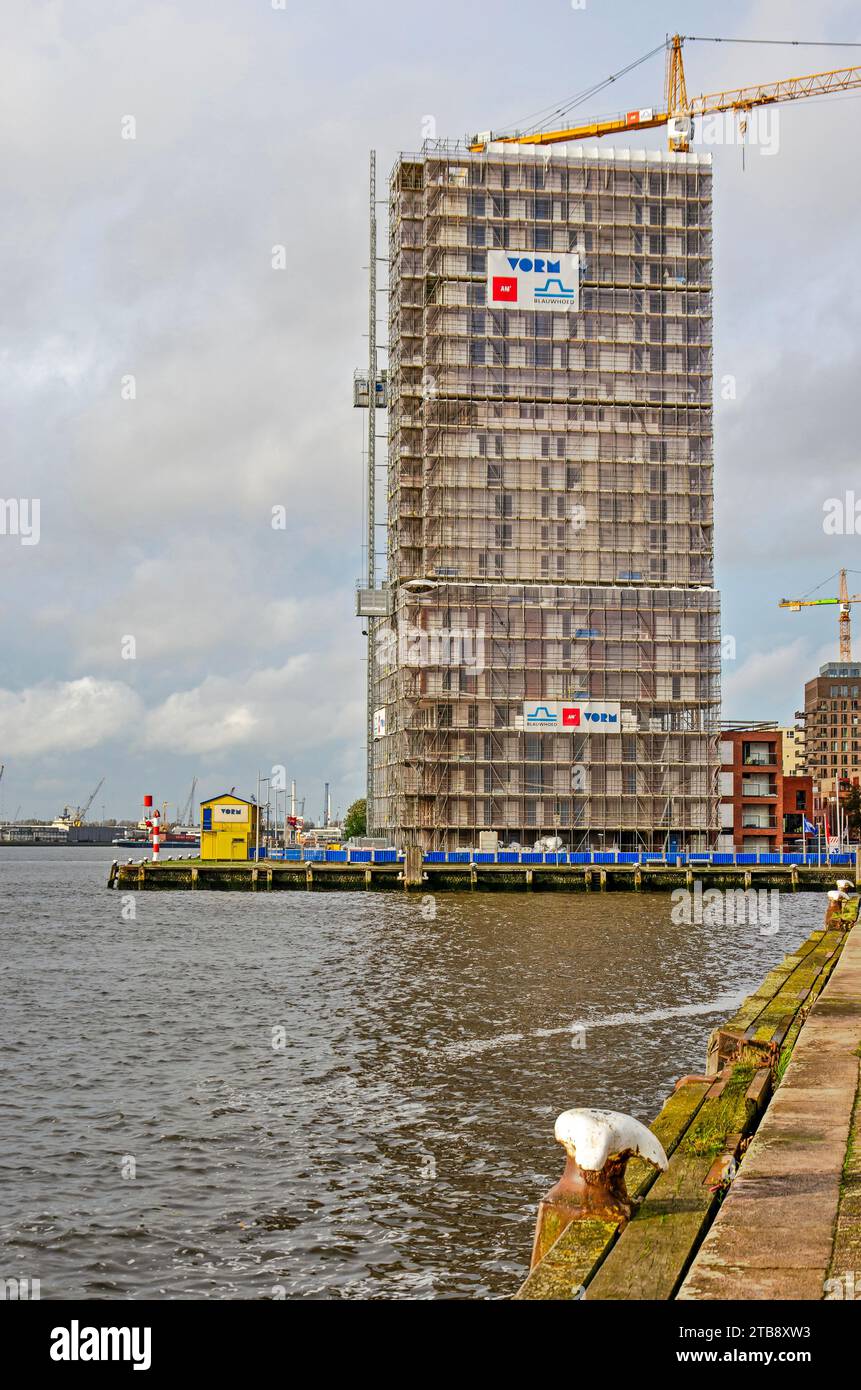 Roterdam, The Netherlands, November 4, 2023: waterfront residential ...