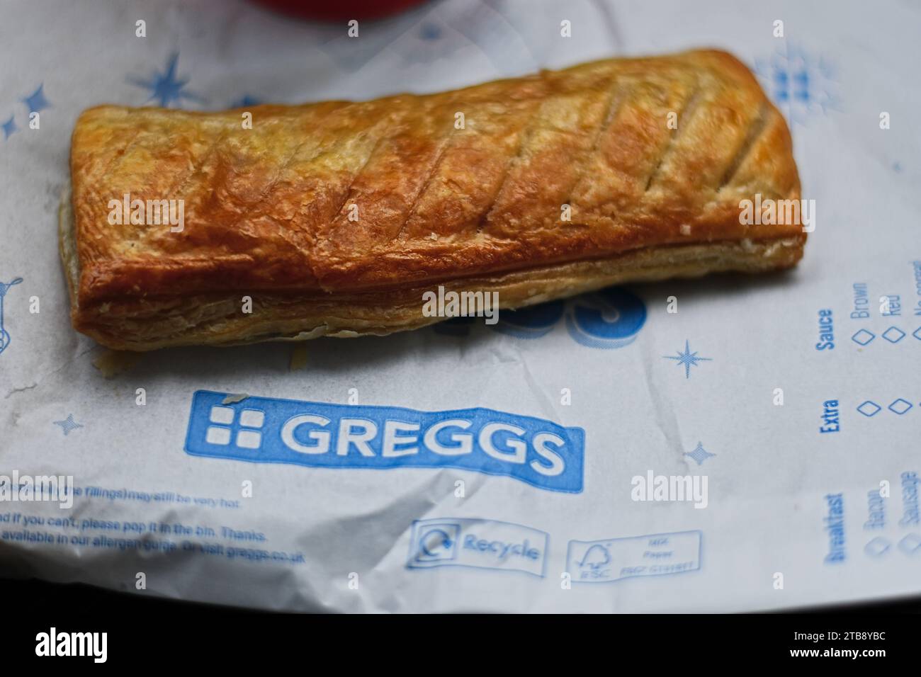 Gregs famous sausage rolls hi-res stock photography and images - Alamy