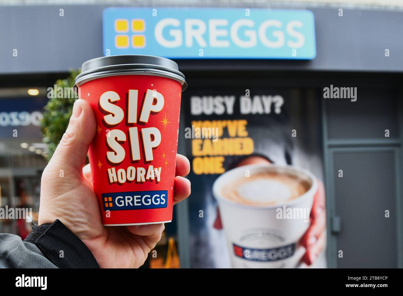 Gregs famous sausage rolls hi-res stock photography and images - Alamy