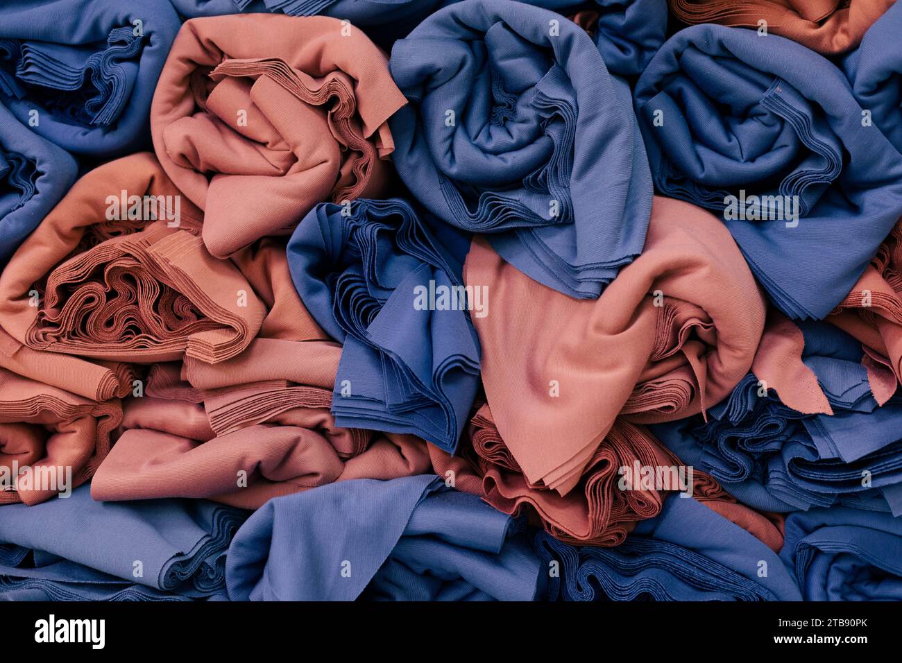 Texture of red and blue textile Stock Photo - Alamy