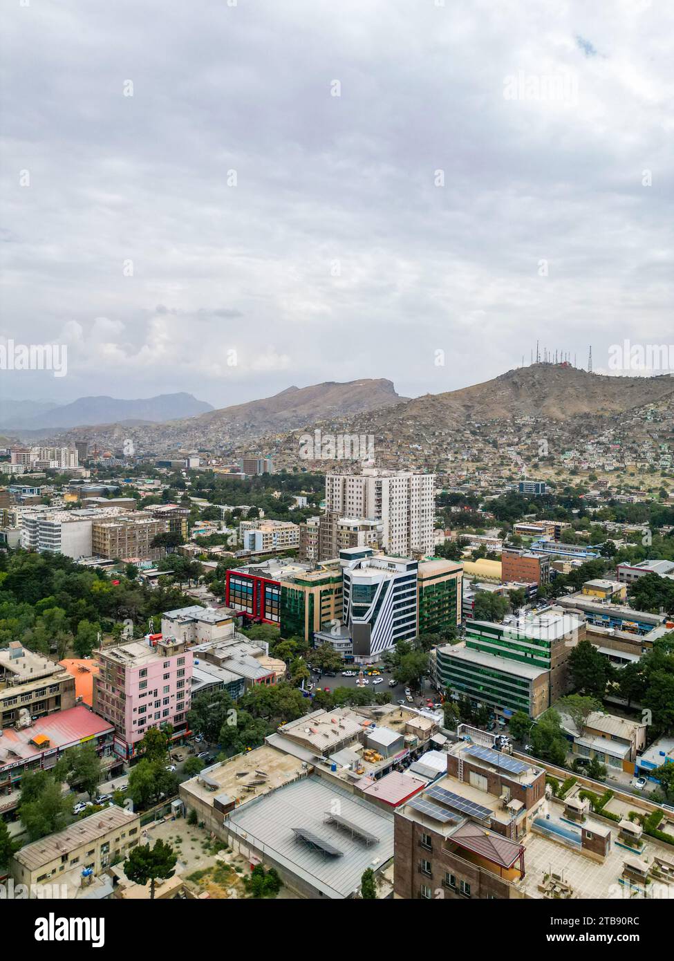 Aerial view of kabul hi-res stock photography and images - Alamy