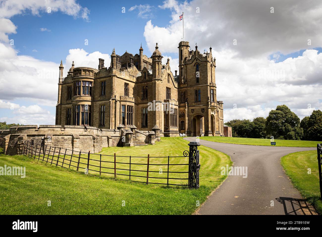 Allerton Castle, Knaresborough, Yorkshire Stock Photo - Alamy