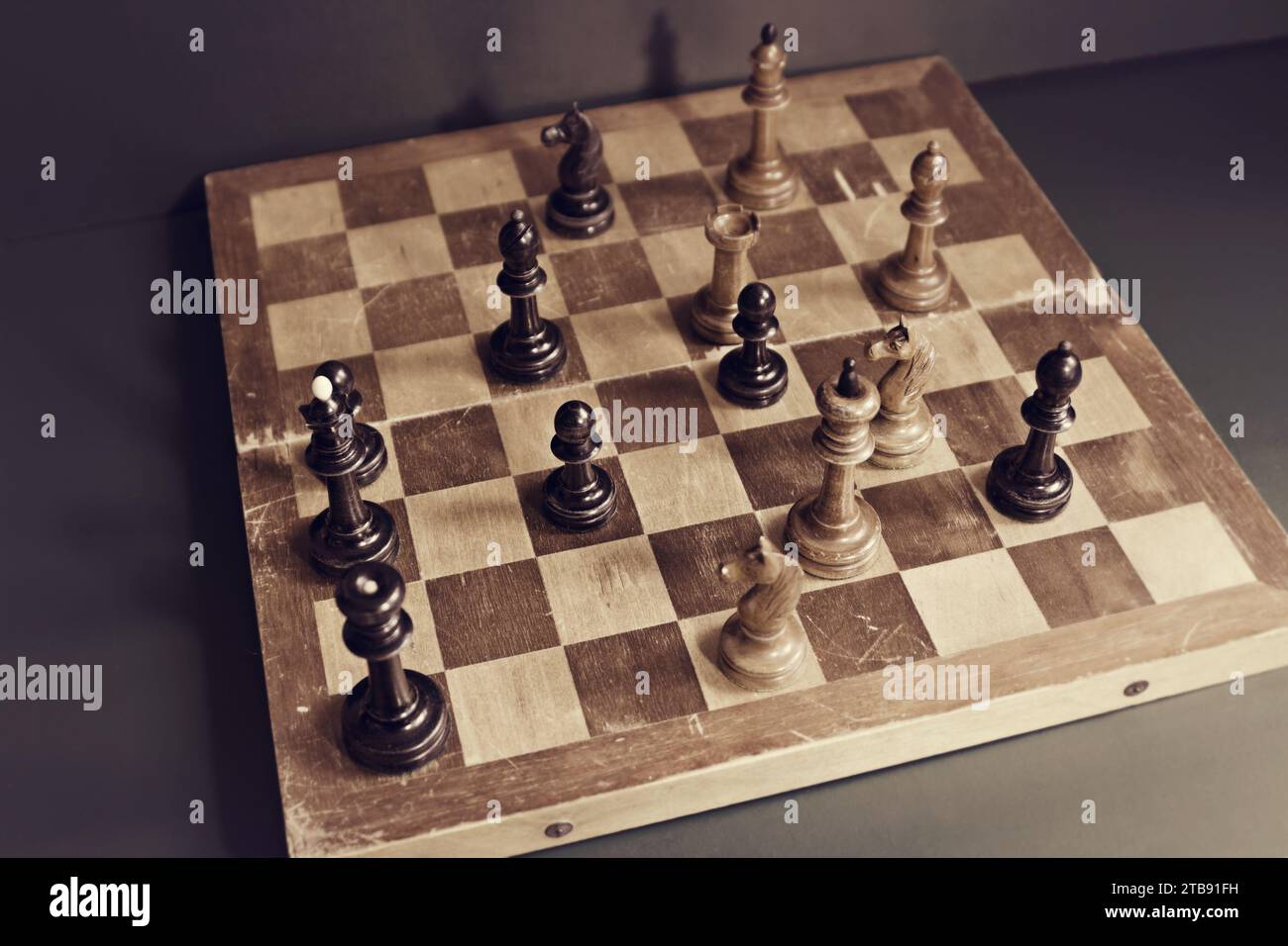 A chess game Stock Photo - Alamy