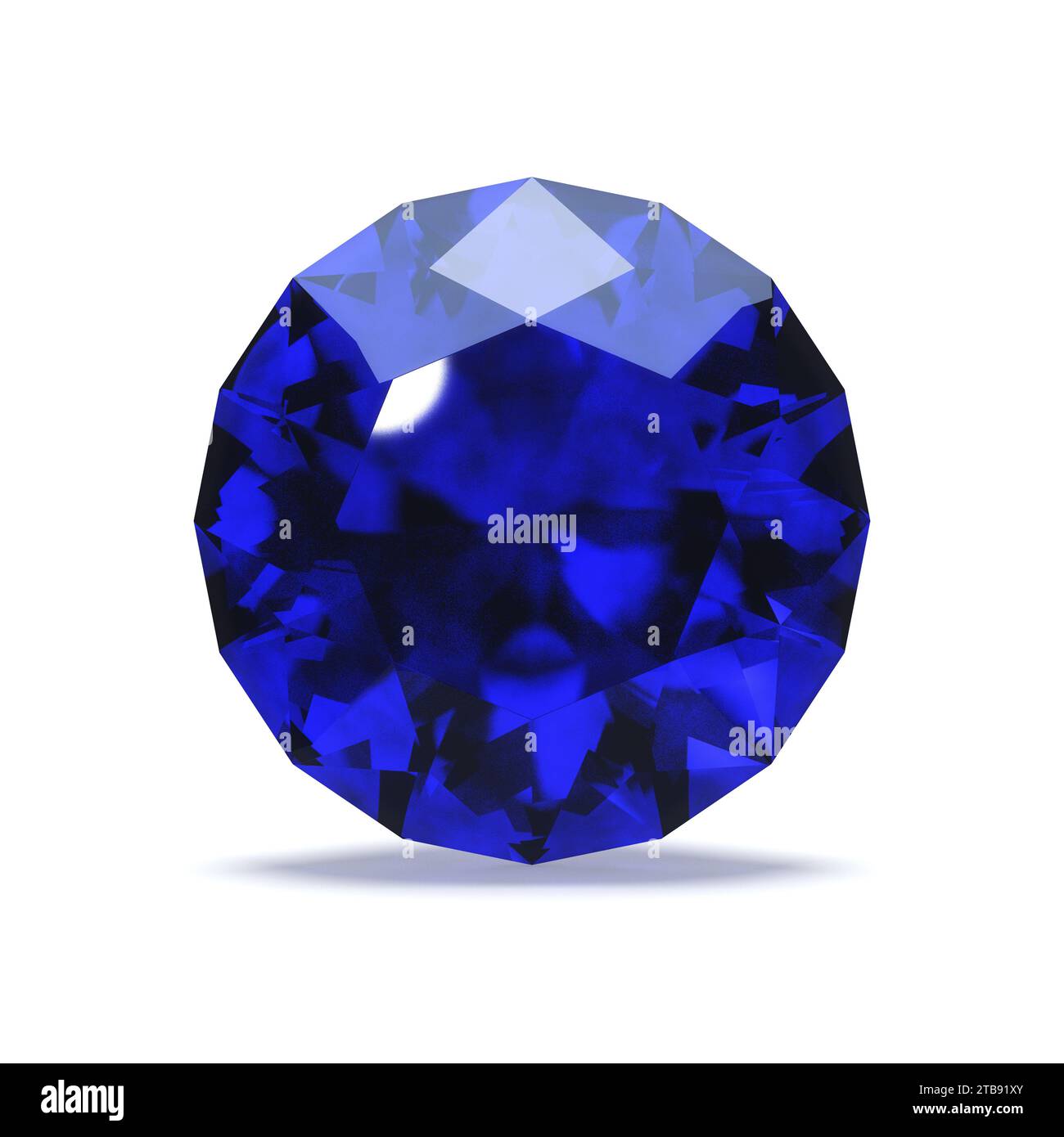 sapphire, jewel, blue gemstone, on white background Stock Photo - Alamy