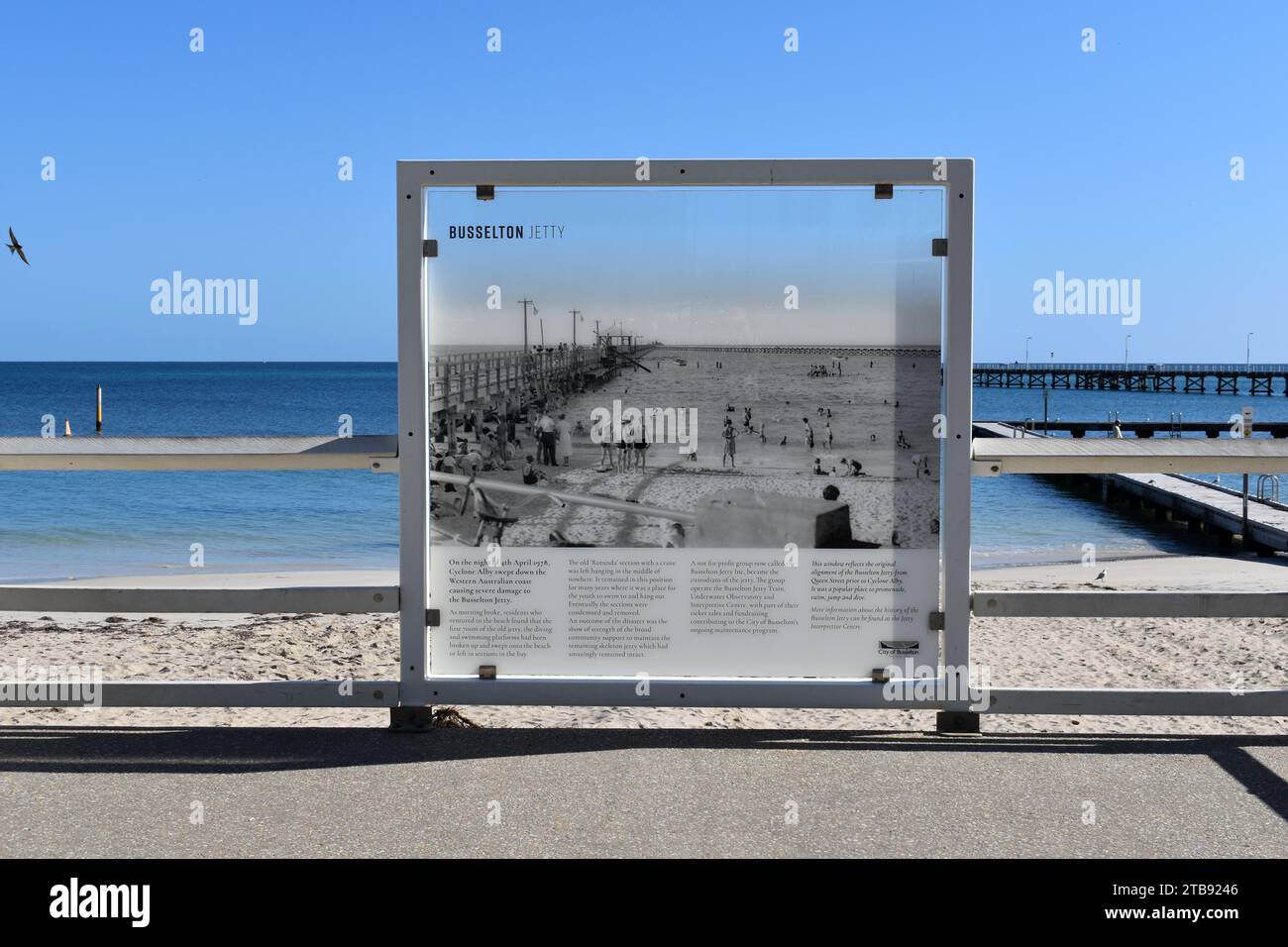 Busselton, Western Australia, Australia, September 24 2023: Waterfront ...