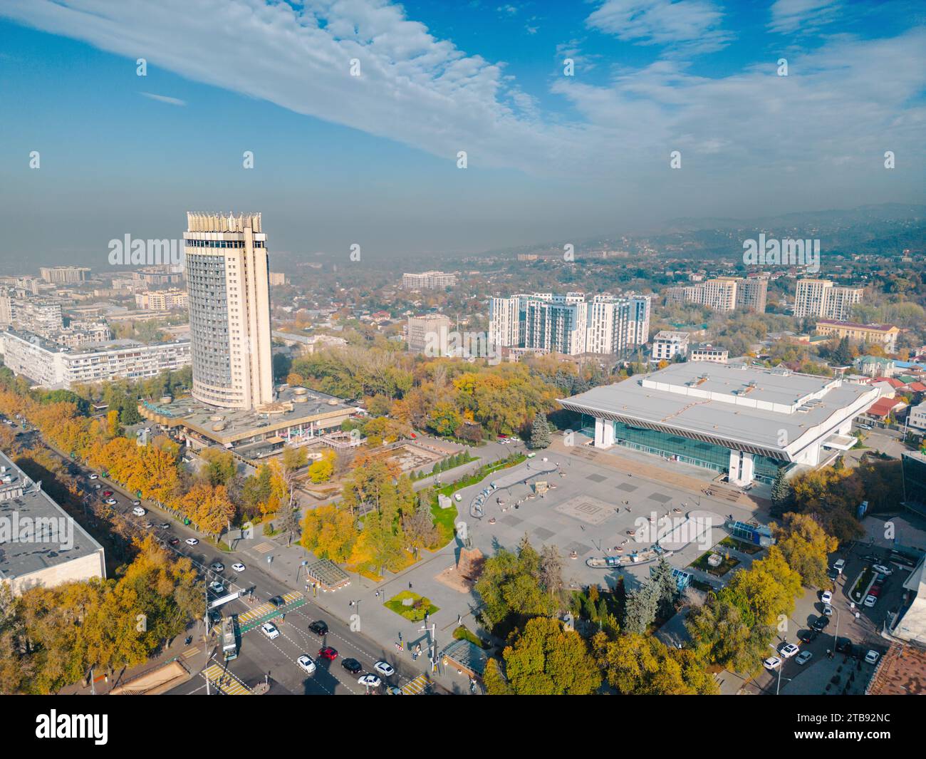 Kazakhstan almaty view square hi-res stock photography and images - Alamy