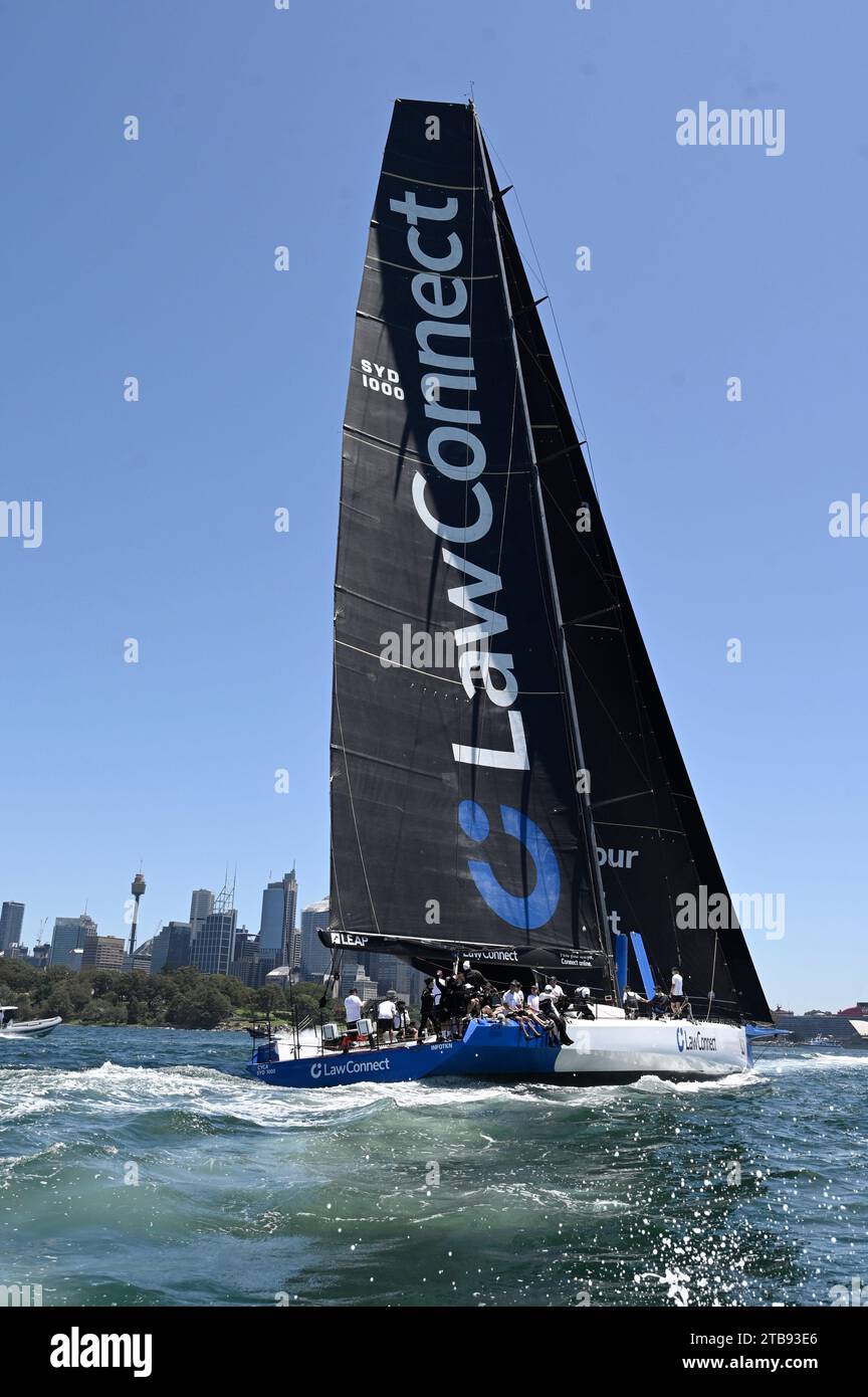 Sydney Harbour, Sydney, Australia. 5th Dec, 2023. 2023 Solas Big Boat Challenge; maxi yacht ...