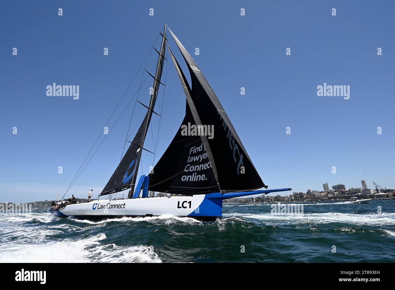 Sydney Harbour, Sydney, Australia. 5th Dec, 2023. 2023 Solas Big Boat Challenge; maxi yacht ...