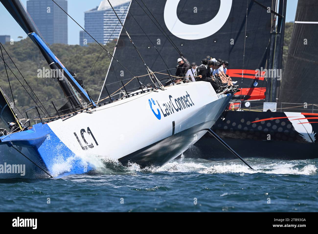 Sydney Harbour, Sydney, Australia. 5th Dec, 2023. 2023 Solas Big Boat Challenge; maxi yacht ...