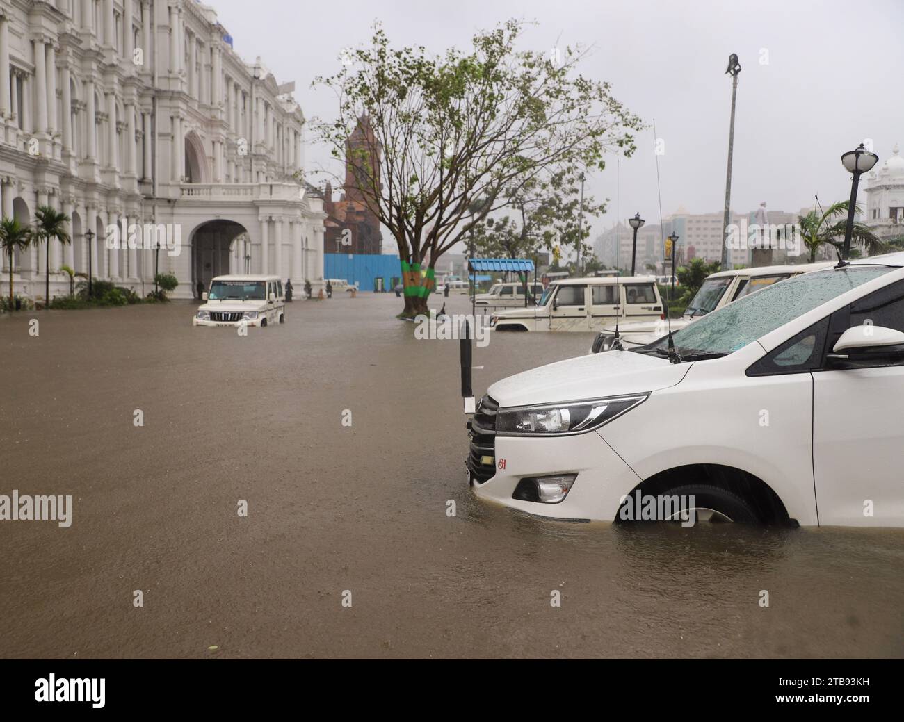Severe cyclonic storm Michaung made landfall crossing south Andhra Pradesh coast between 12.30 ...