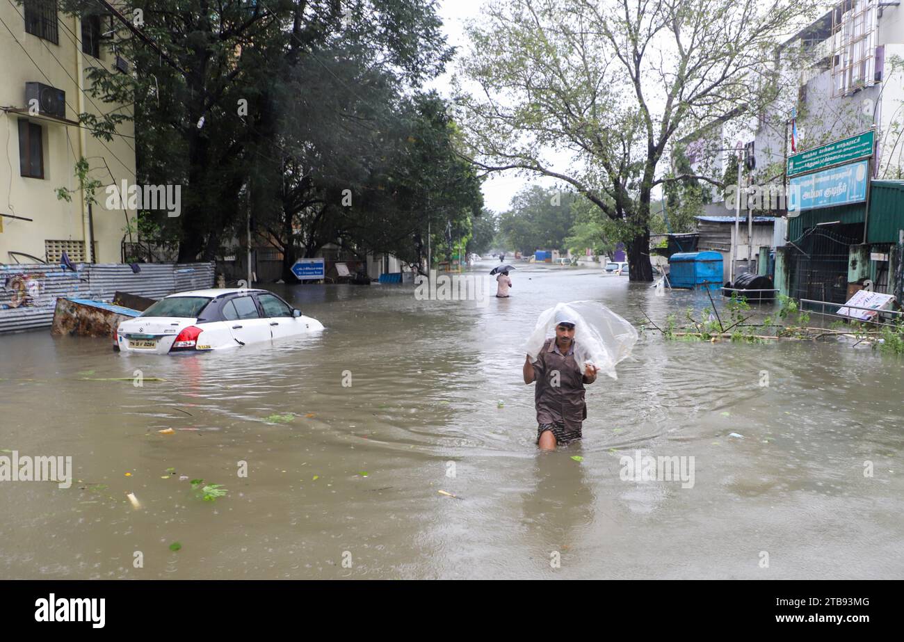 Severe cyclonic storm Michaung made landfall crossing south Andhra Pradesh coast between 12.30 ...