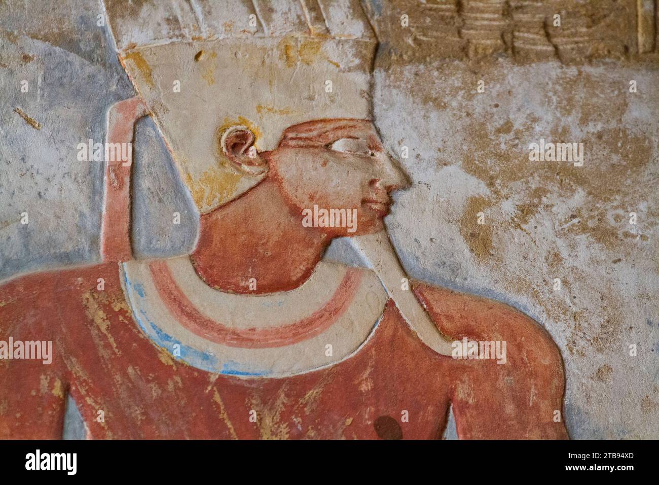 Relief portrait at the Temple of Karnak; Karnak, Egypt Stock Photo - Alamy