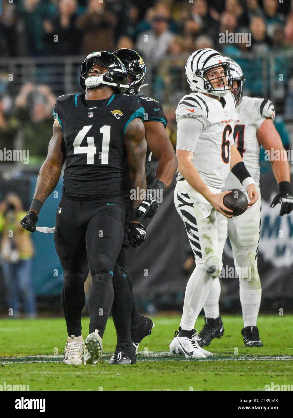 December 4, 2023: Jacksonville Jaguars linebacker Josh Allen (41) after ...