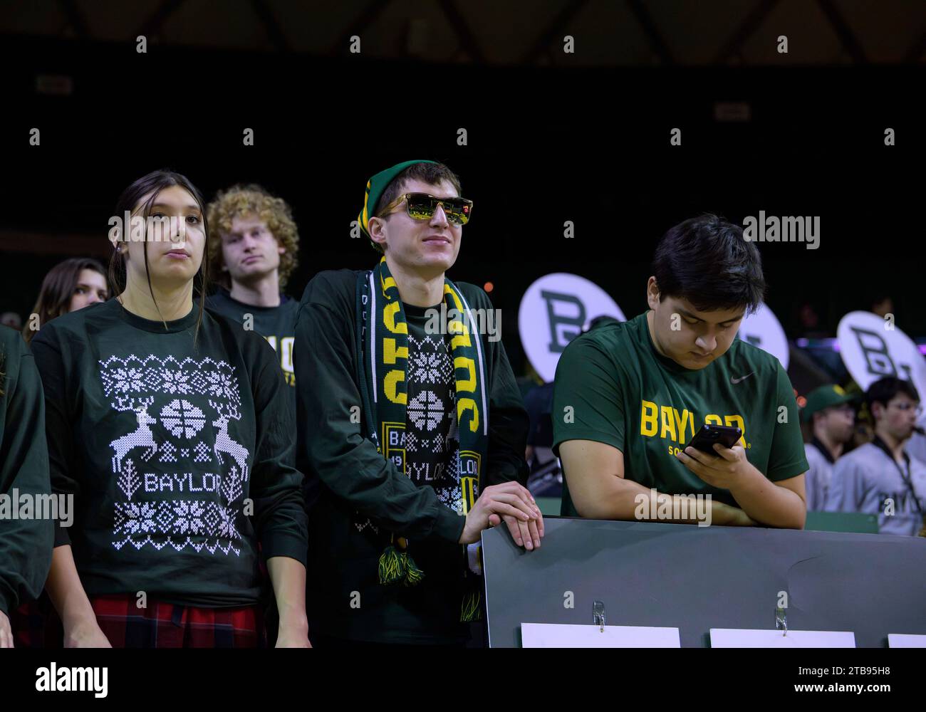 December 3 2023: Baylor Lady Bears students during the 1st half of the ...