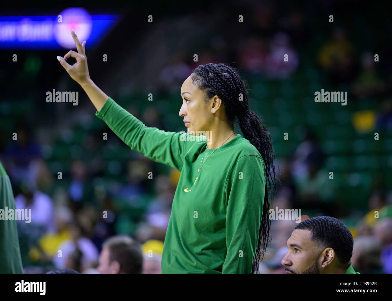 Ferrell Center Waco, Texas, USA. 3rd Dec, 2023. Oregon Ducks Assistant ...