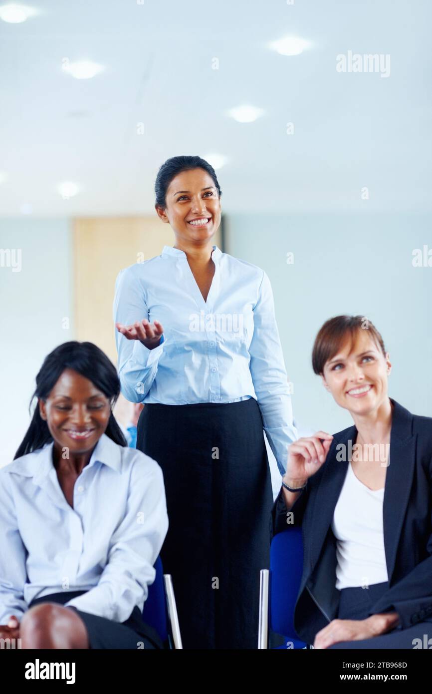 Panel speaker group hi-res stock photography and images - Alamy