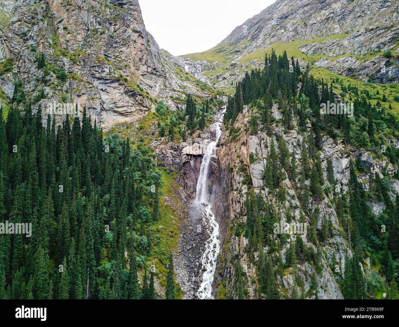 Barskoon waterfall hi-res stock photography and images - Alamy