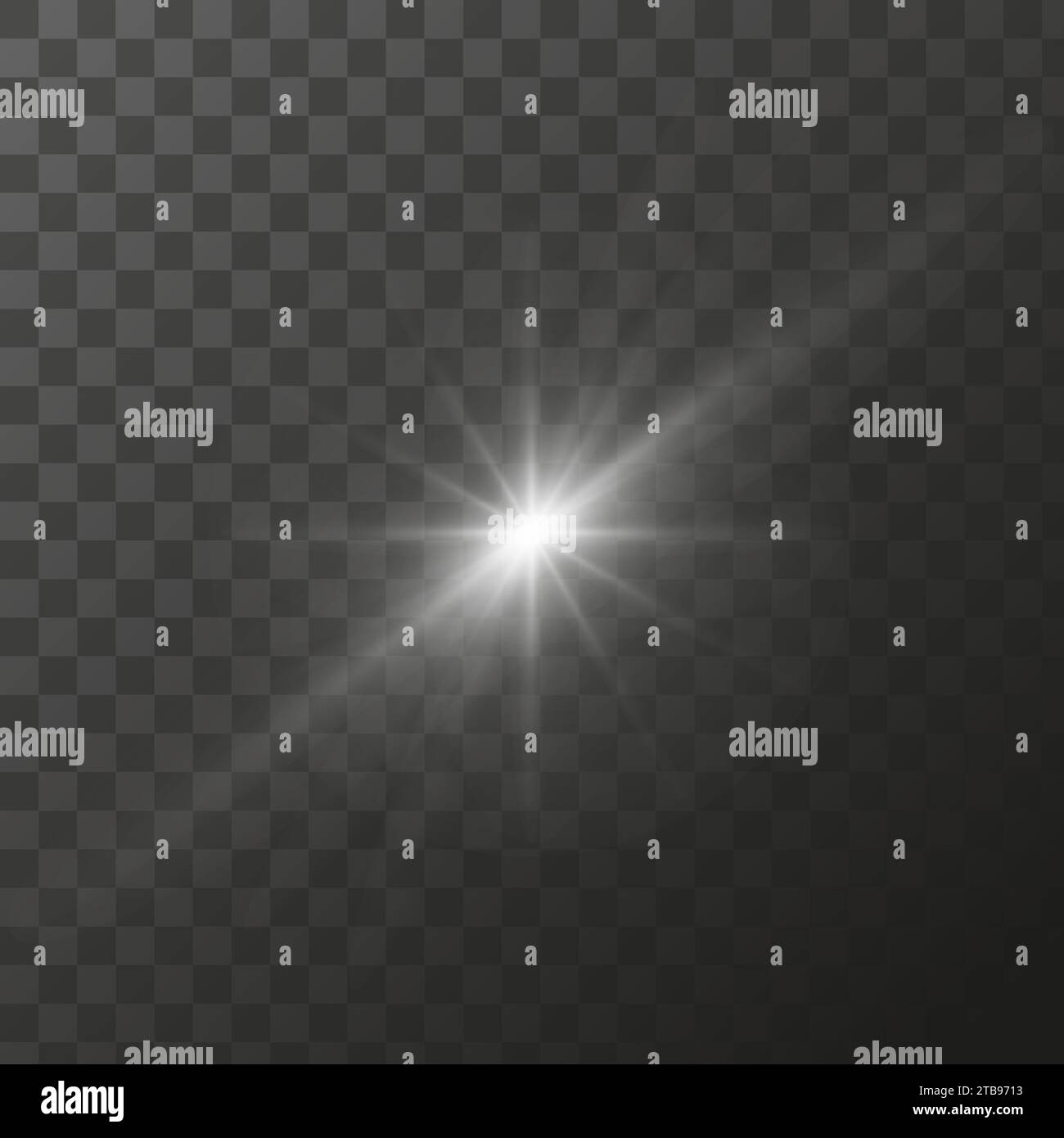 Shining star light rays glowing particles. Vector special effect on a ...