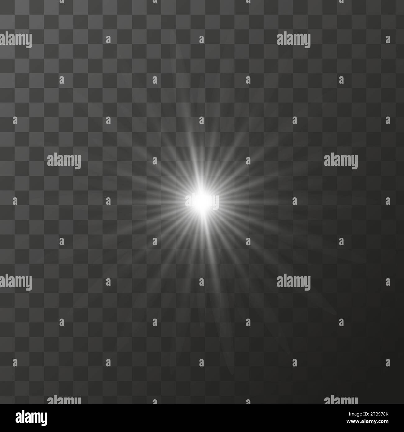 Shining star light rays glowing particles. Vector special effect on a ...