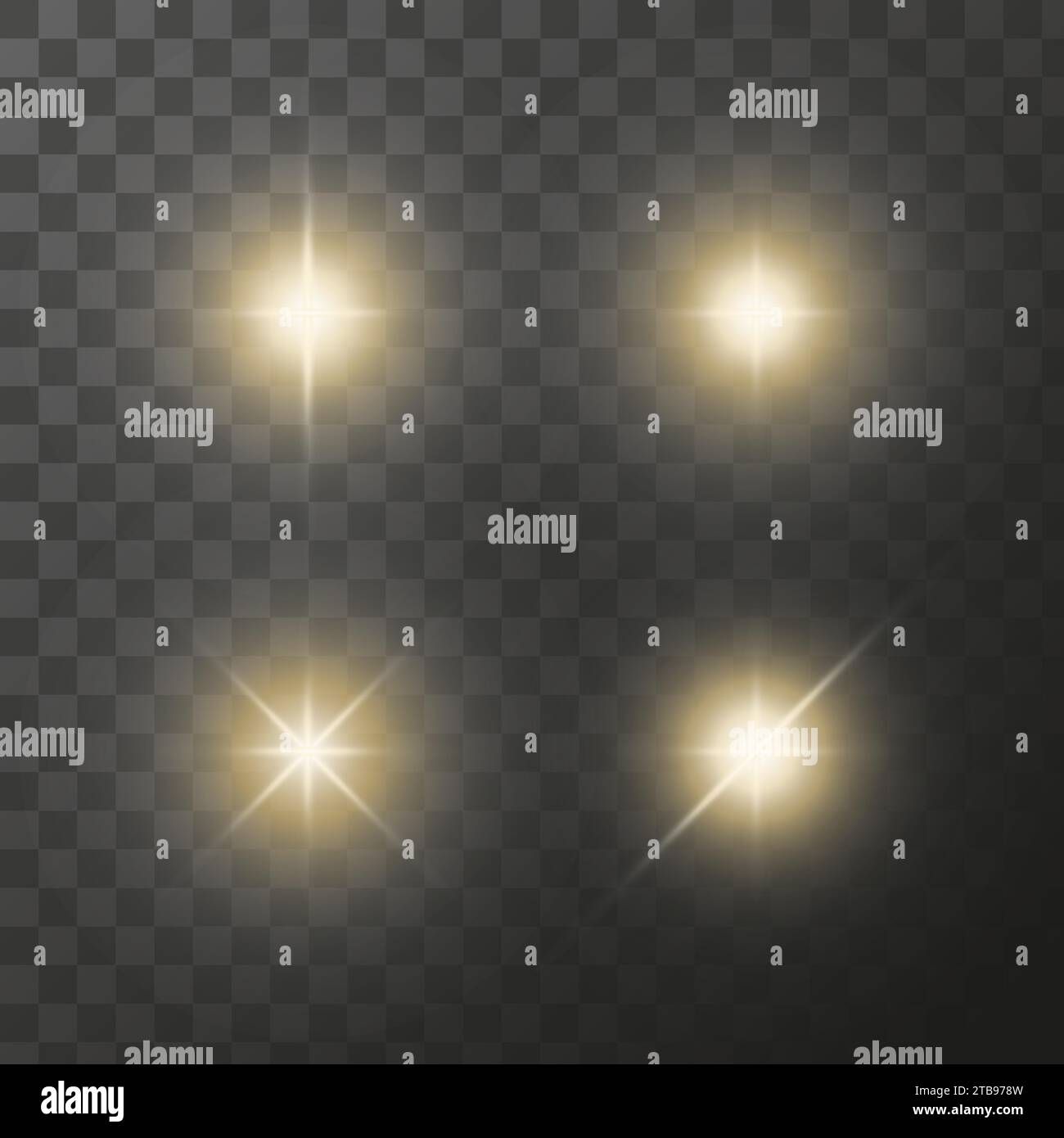 Shining star light rays glowing particles. Vector special effect on a ...