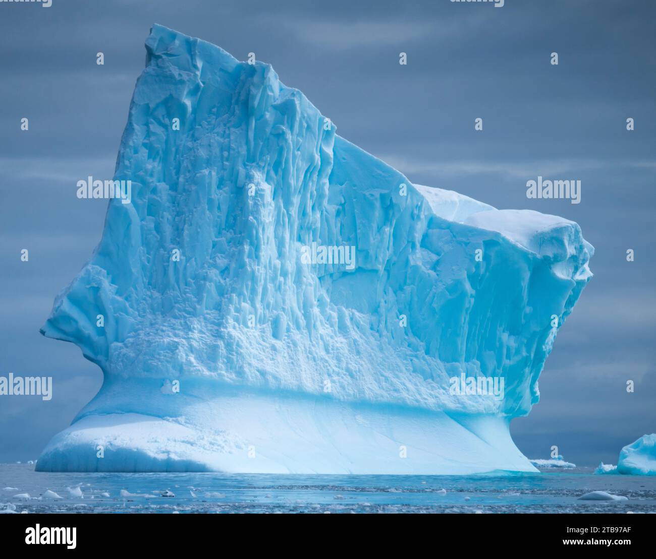 Iceberg on the west side of the Antarctic peninsula; Antarctica Stock ...