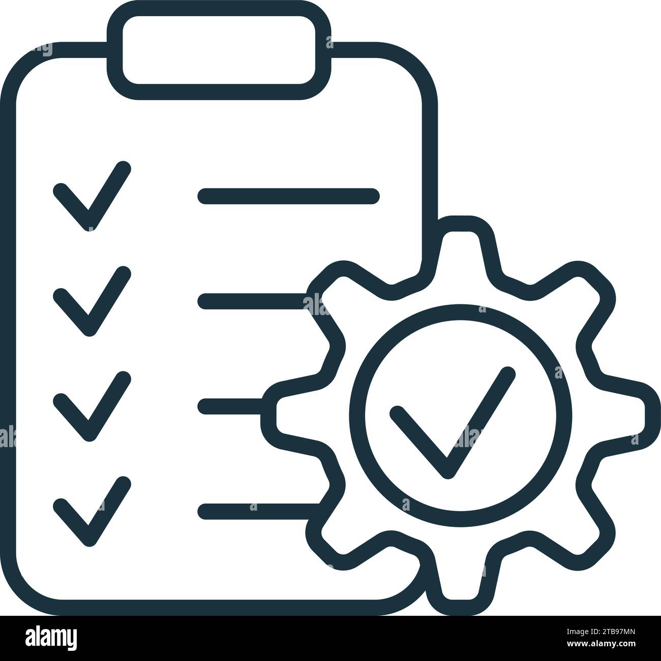 GTD outline icon. Monochrome simple sign from productivity collection ...