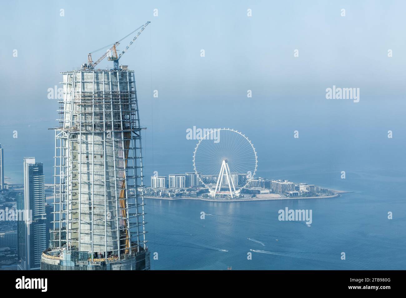 Dubai, United Arab Emirates - June 21, 2023: Bluewaters island in Dubai ...