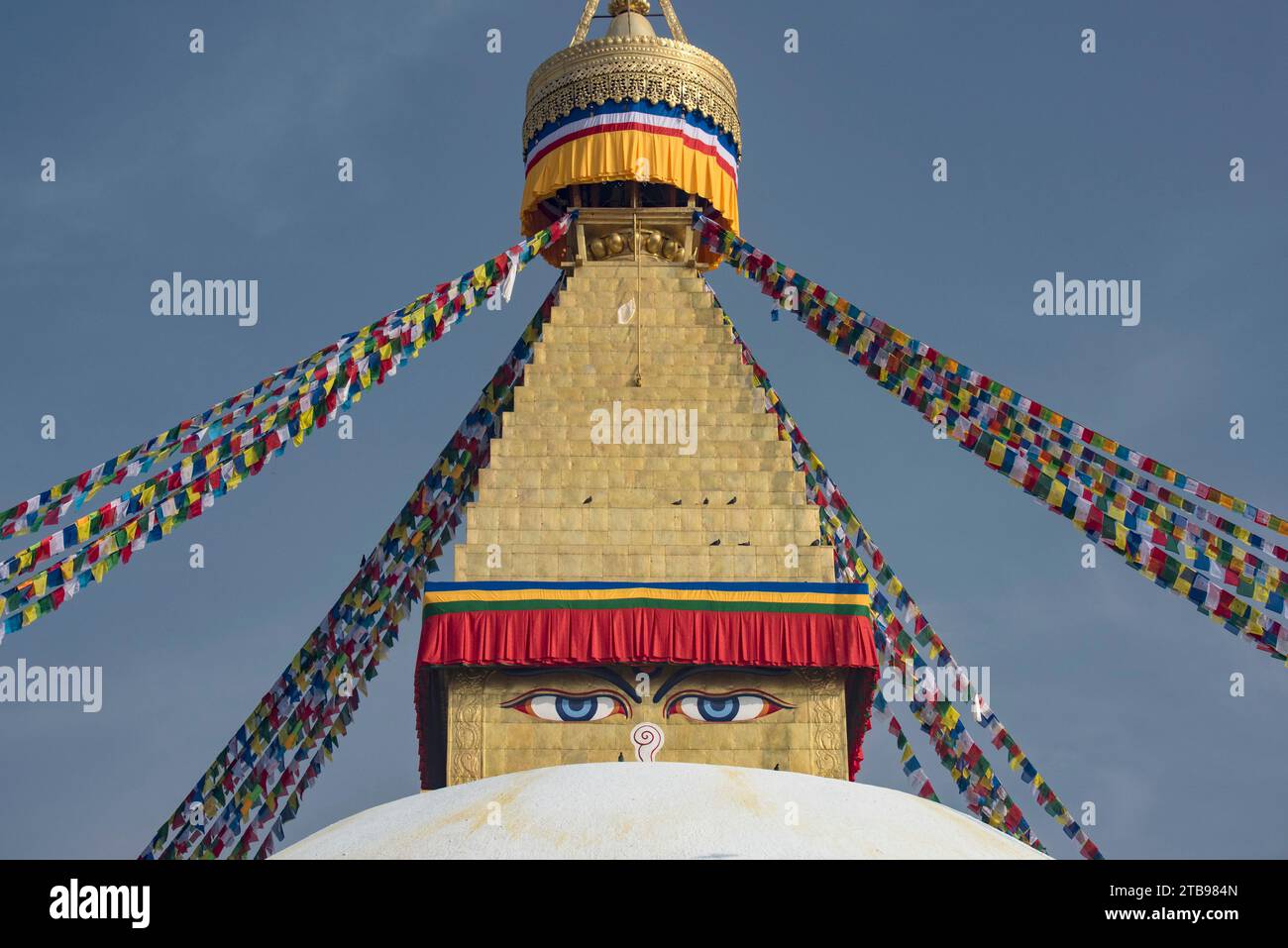 Boudhanath stupa; Kathmandu, Nepal Stock Photo - Alamy