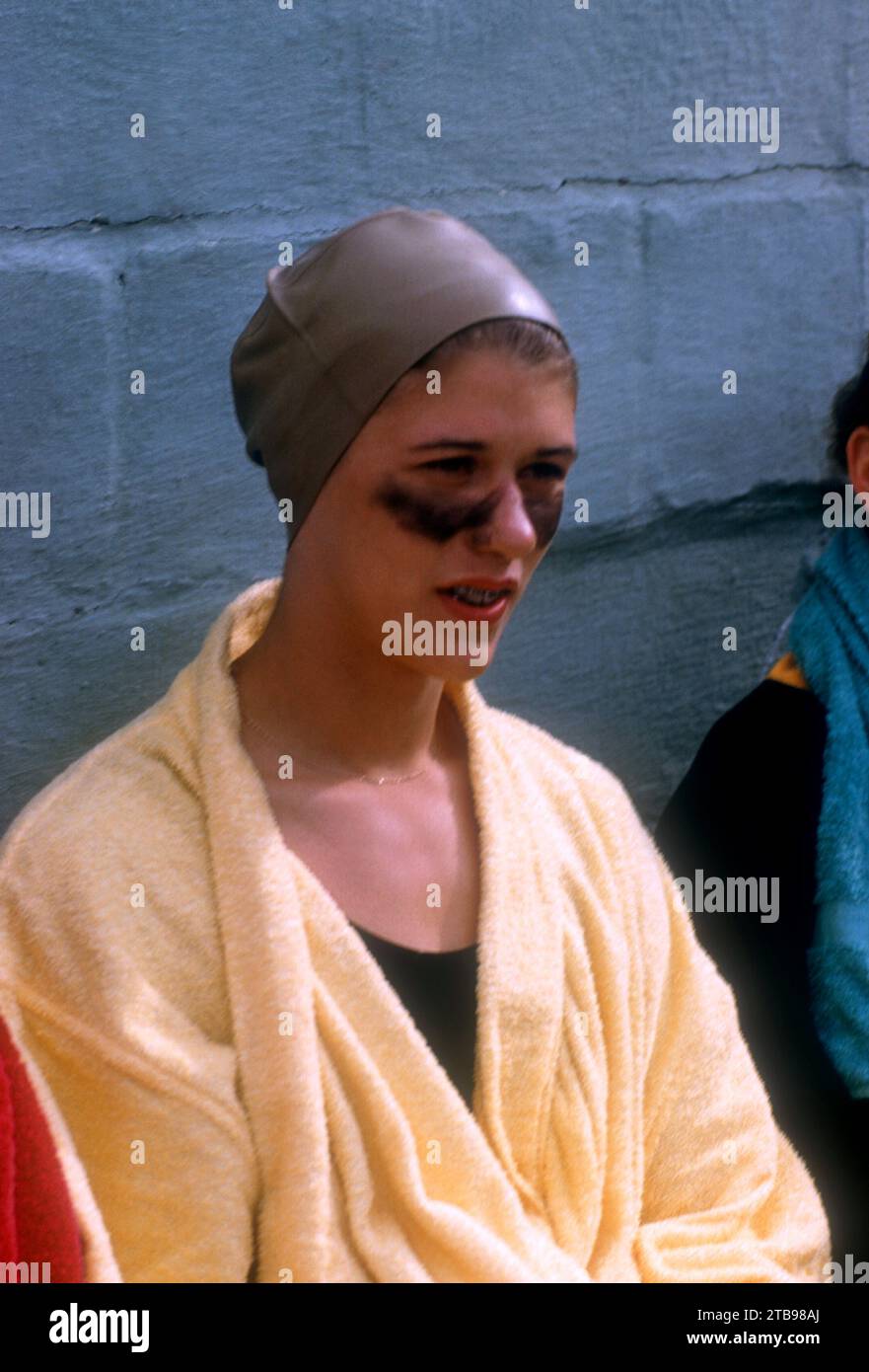 Outdoor swimmer in towel hi-res stock photography and images - Alamy
