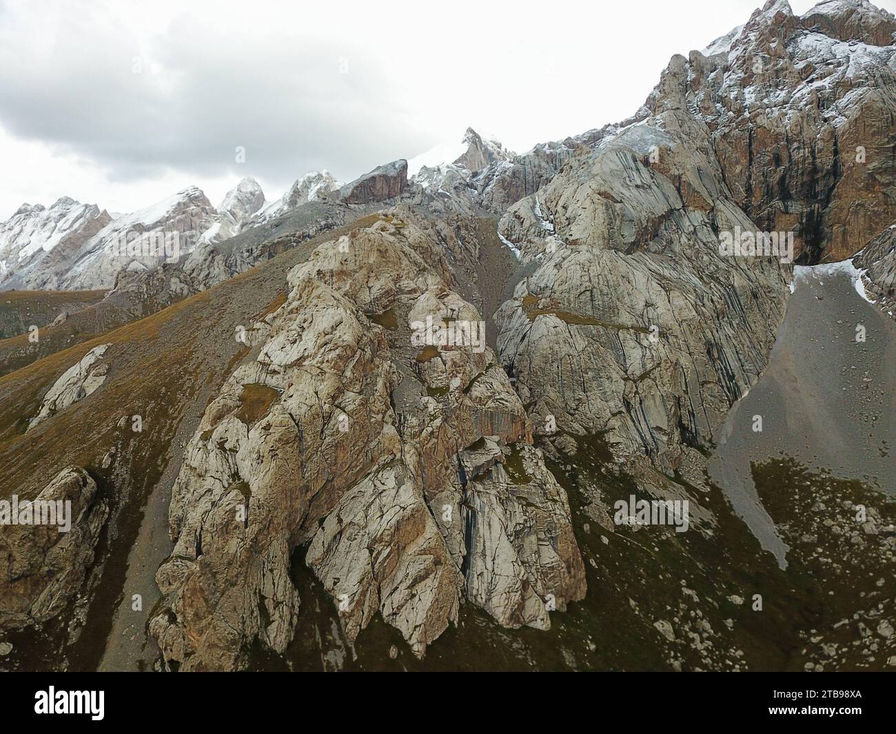Mountain near Kel-Suu lake in Kyrgyzstan Stock Photo - Alamy