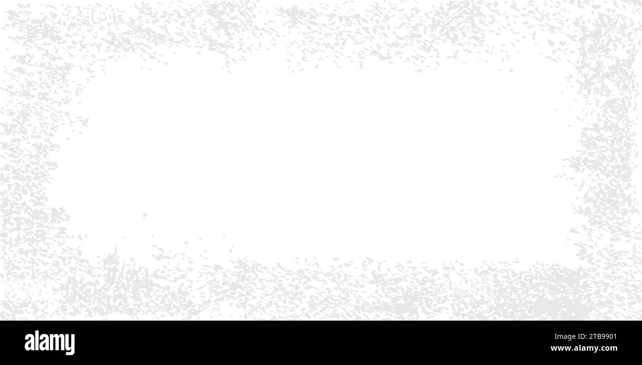 Rectangular frame made of rough grunge texture. Ice and snow overlay ...