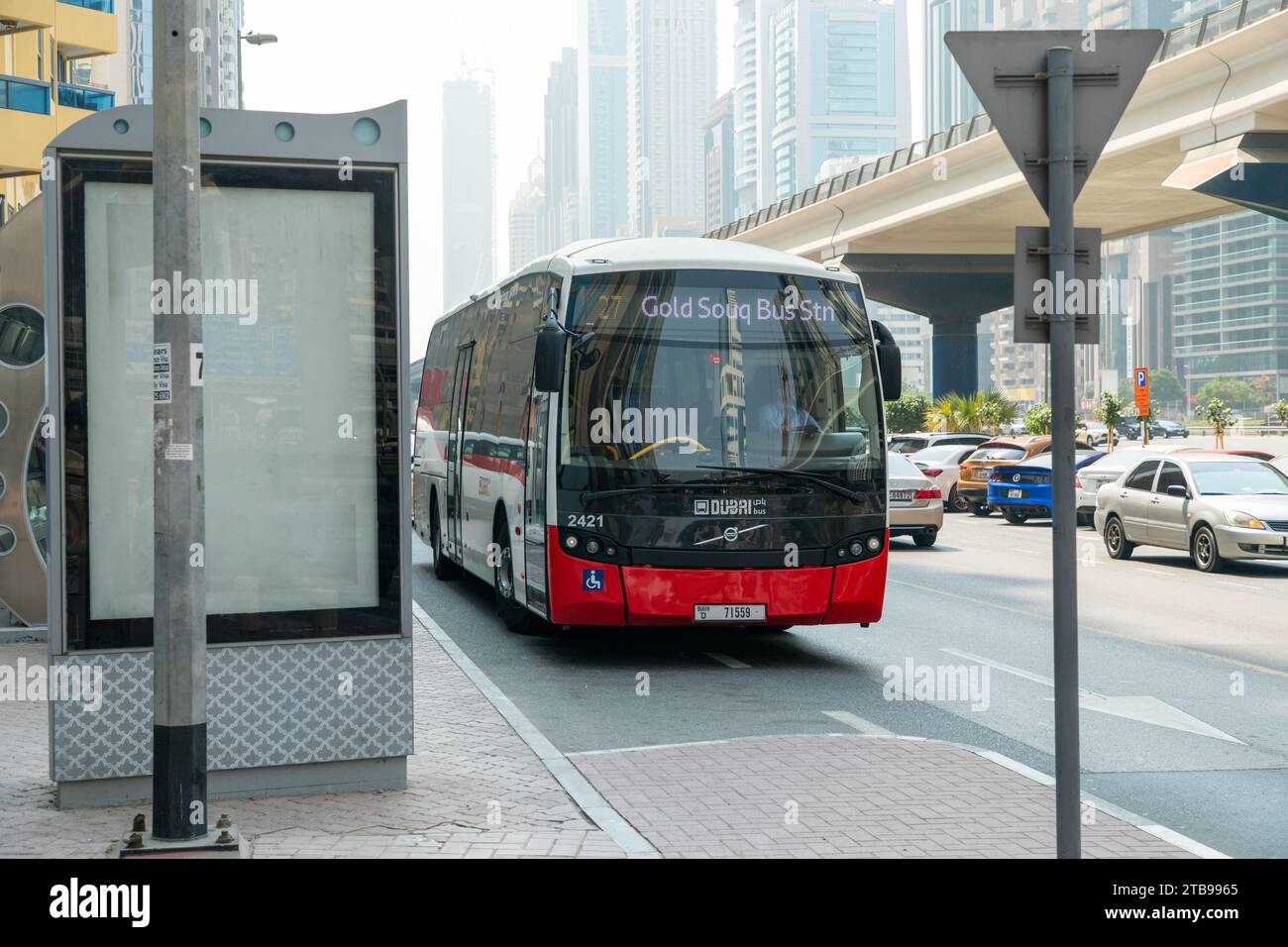 Dubai, United Arab Emirates - June 21, 2023: Road and Transport ...