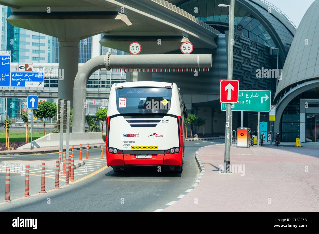 Dubai, United Arab Emirates - June 21, 2023: Road and Transport ...