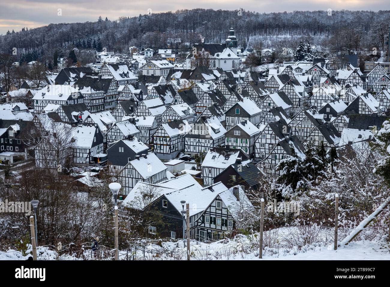 The historic center of Freudenberg in Germany Stock Photo - Alamy