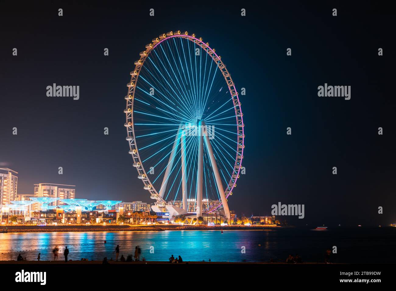 Dubai, United Arab Emirates - June 21, 2023: Bluewaters island in Dubai ...