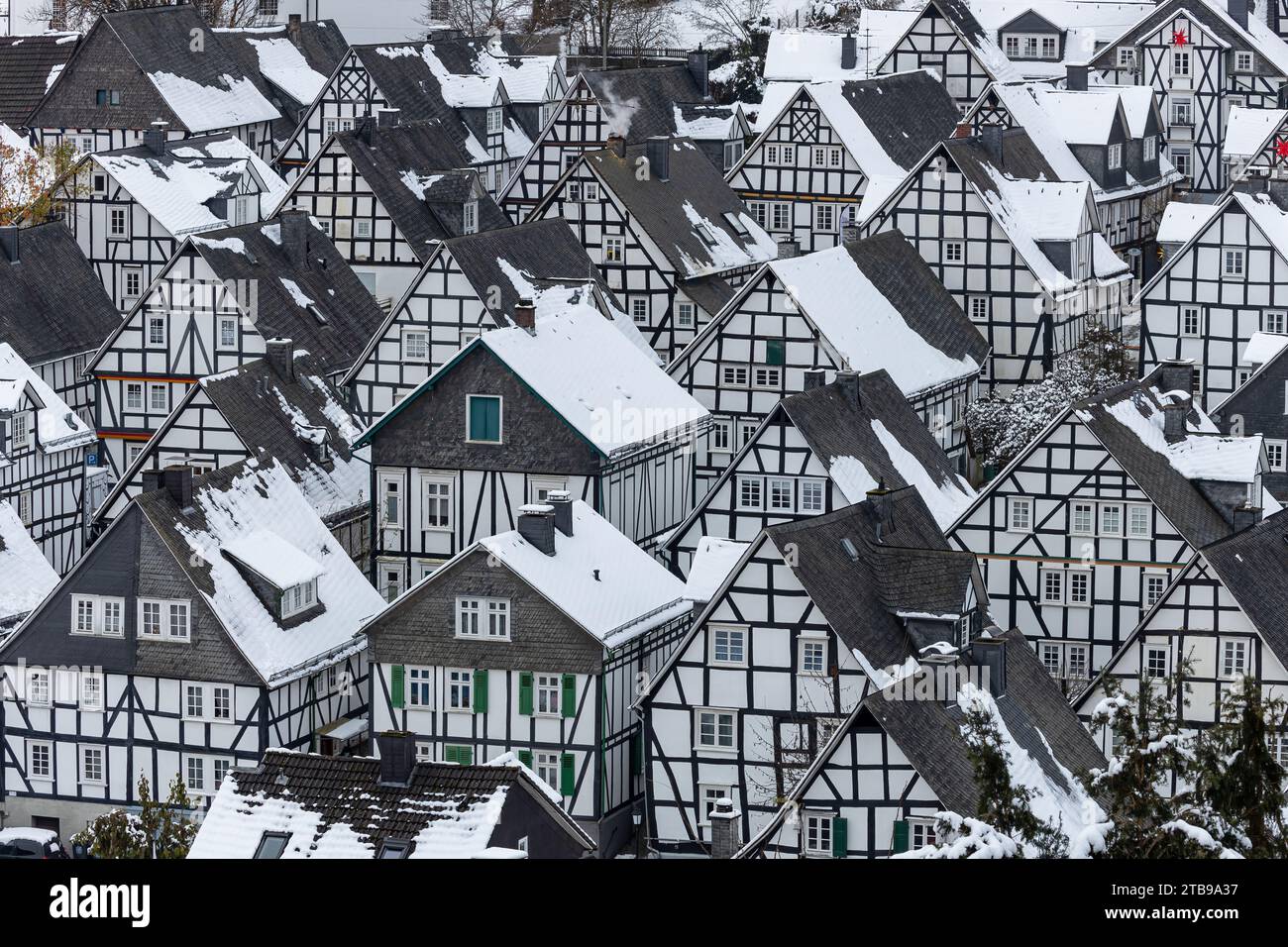 The historic center of Freudenberg in Germany Stock Photo - Alamy
