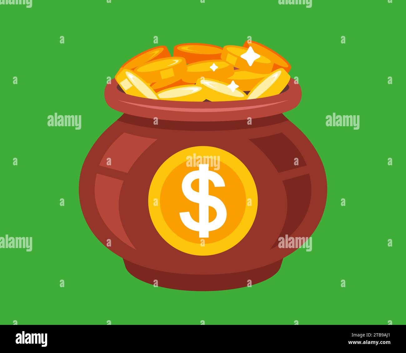 Golden pan Stock Vector Images - Alamy