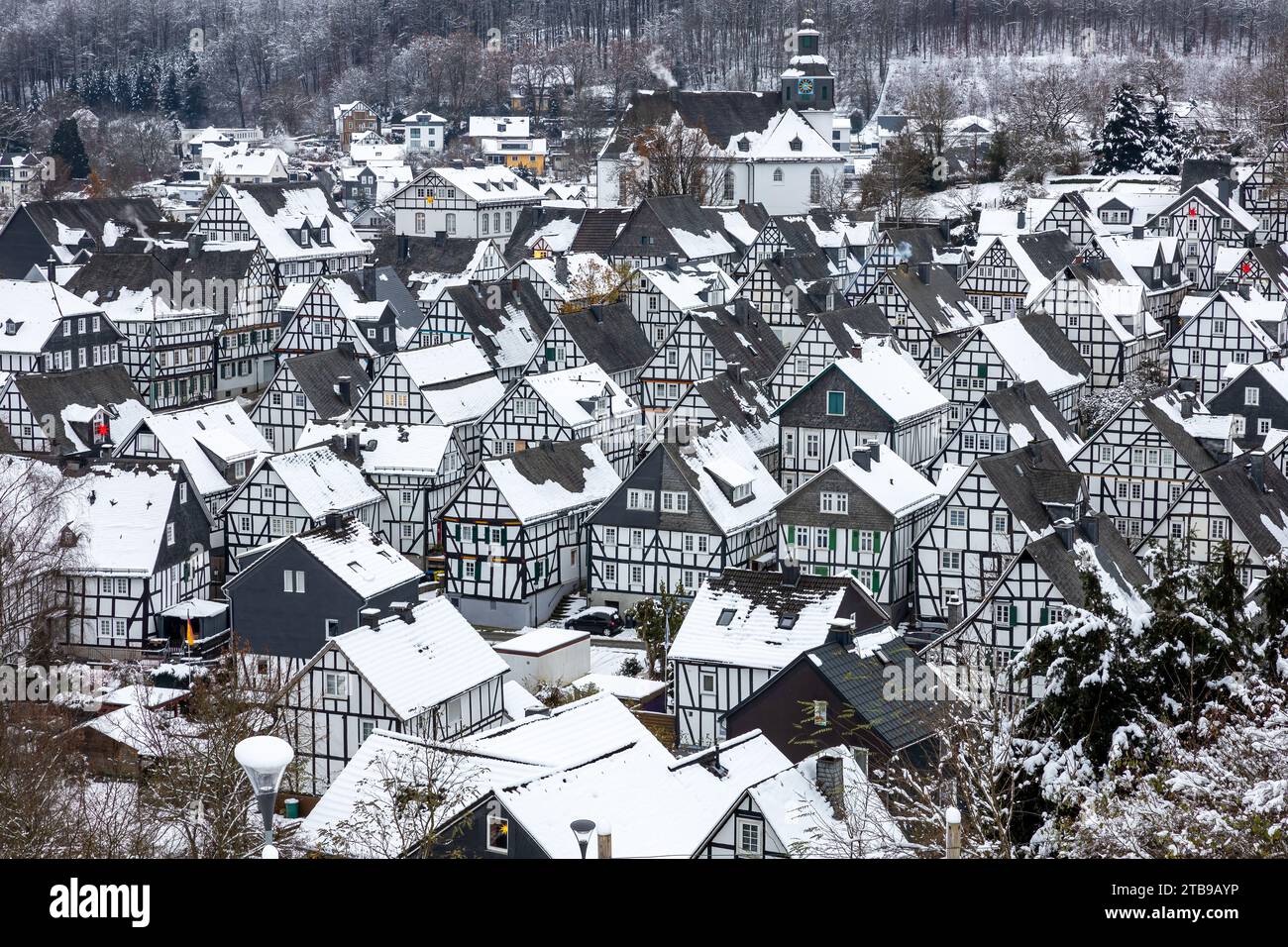 The historic center of Freudenberg in Germany Stock Photo - Alamy