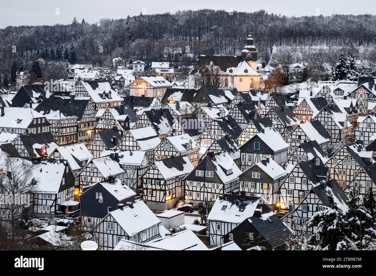 The historic center of Freudenberg in Germany Stock Photo - Alamy