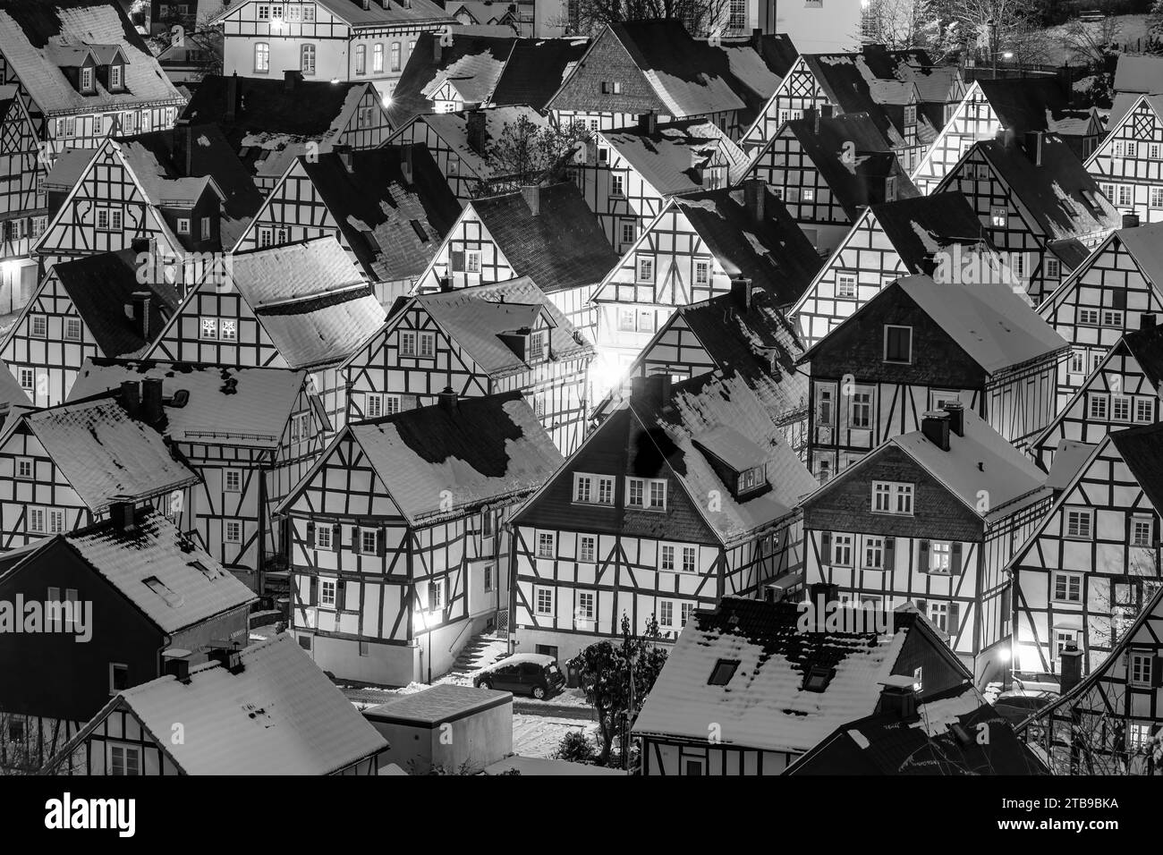 The historic center of Freudenberg in Germany Stock Photo - Alamy