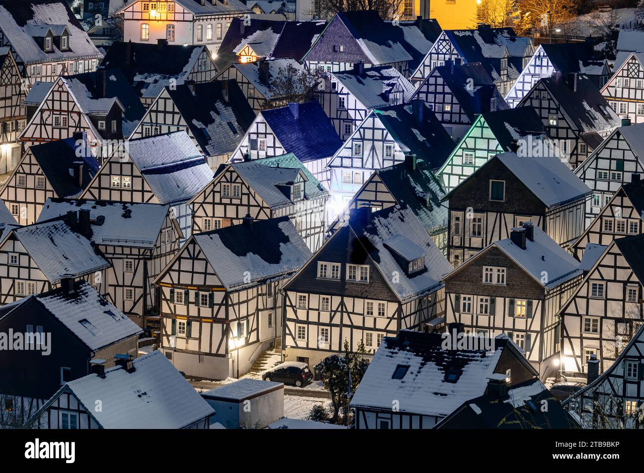 The historic center of Freudenberg in Germany Stock Photo - Alamy